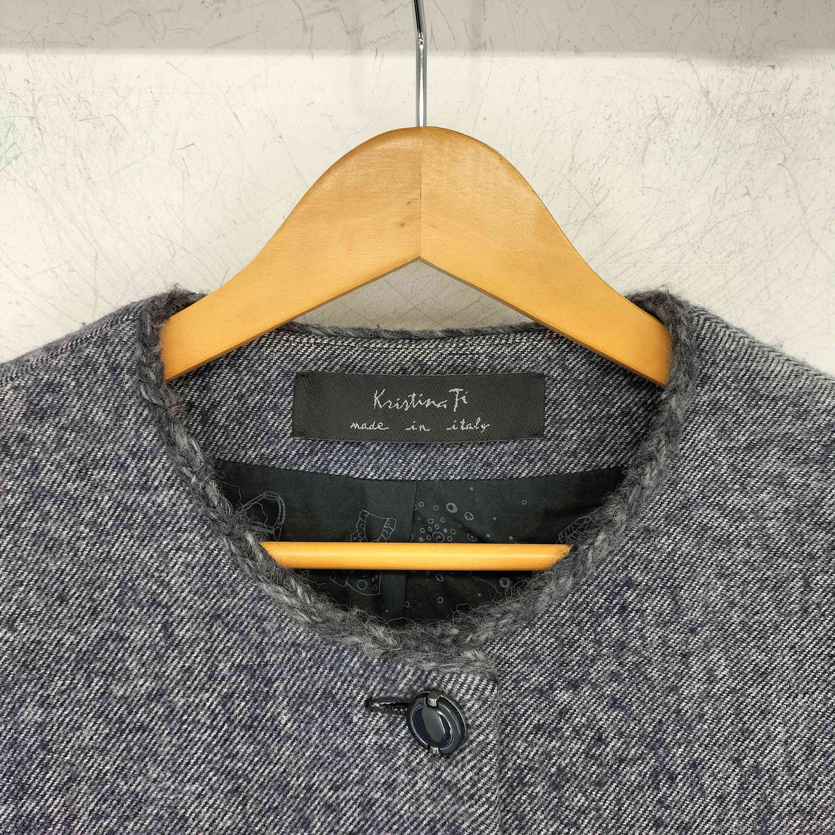 kristina ti イタリア製 ノーカラーコート レディース EUR：40