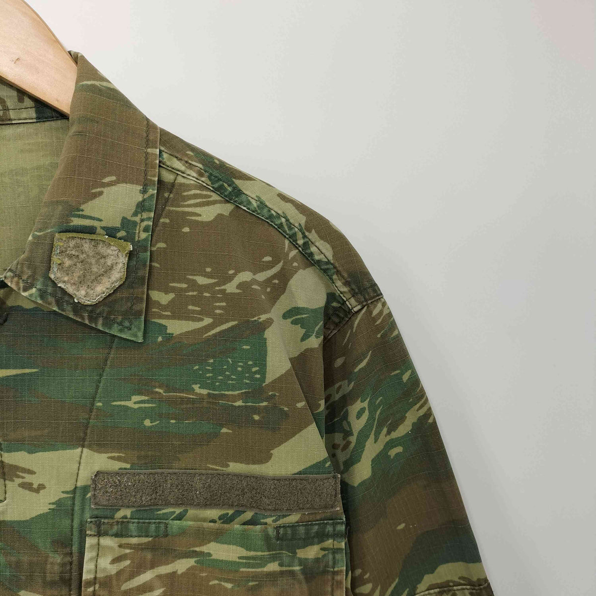 GREECE ARMY CAMO BDU JACKET LIZARD PATTERN ギリシャ軍 BDUジャケット リザードカモ メンズ i ...