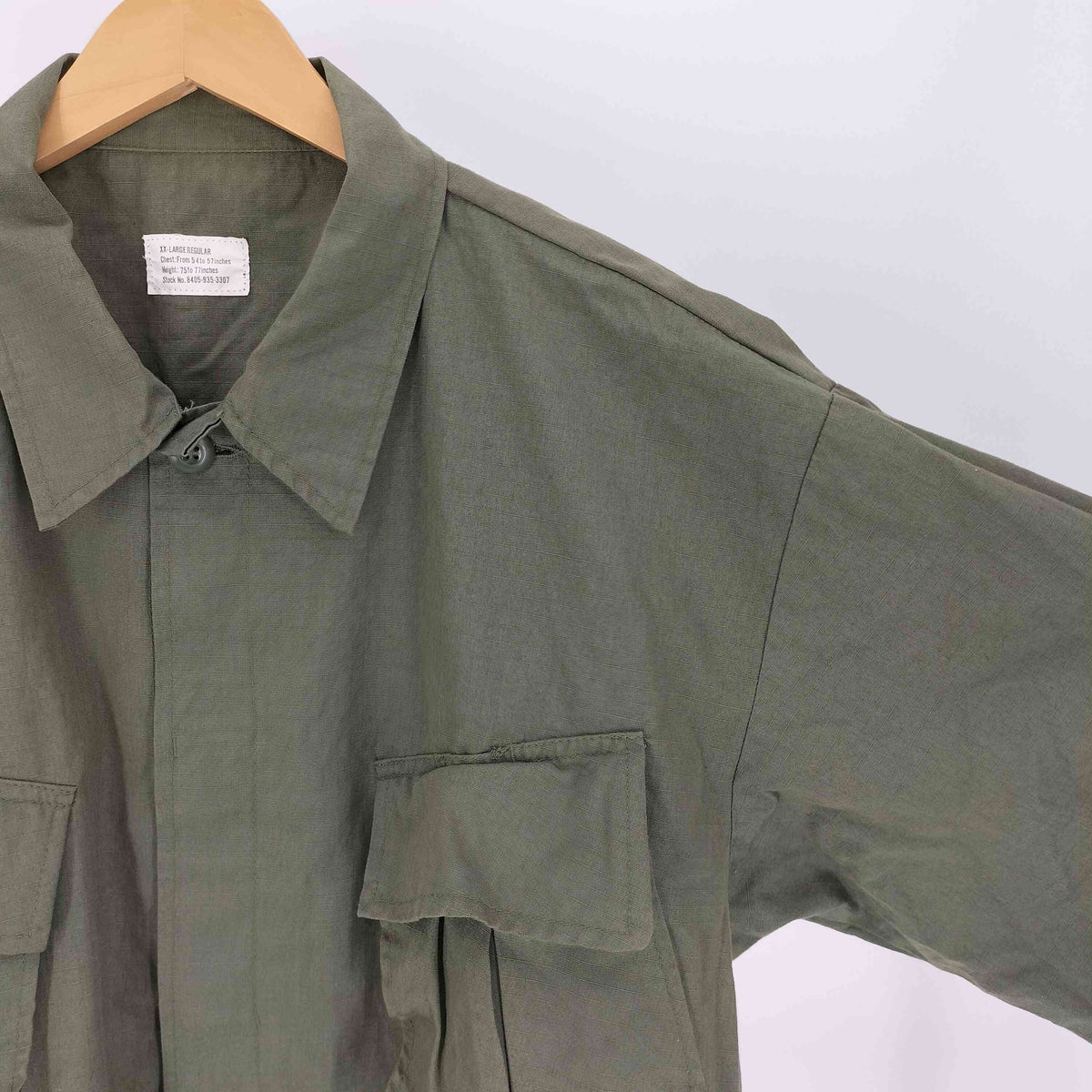ユーエスアーミー U.S. ARMY 60S 4TH COTTON WIND RESISTANT RIP STOP POPLIN CLASS ...
