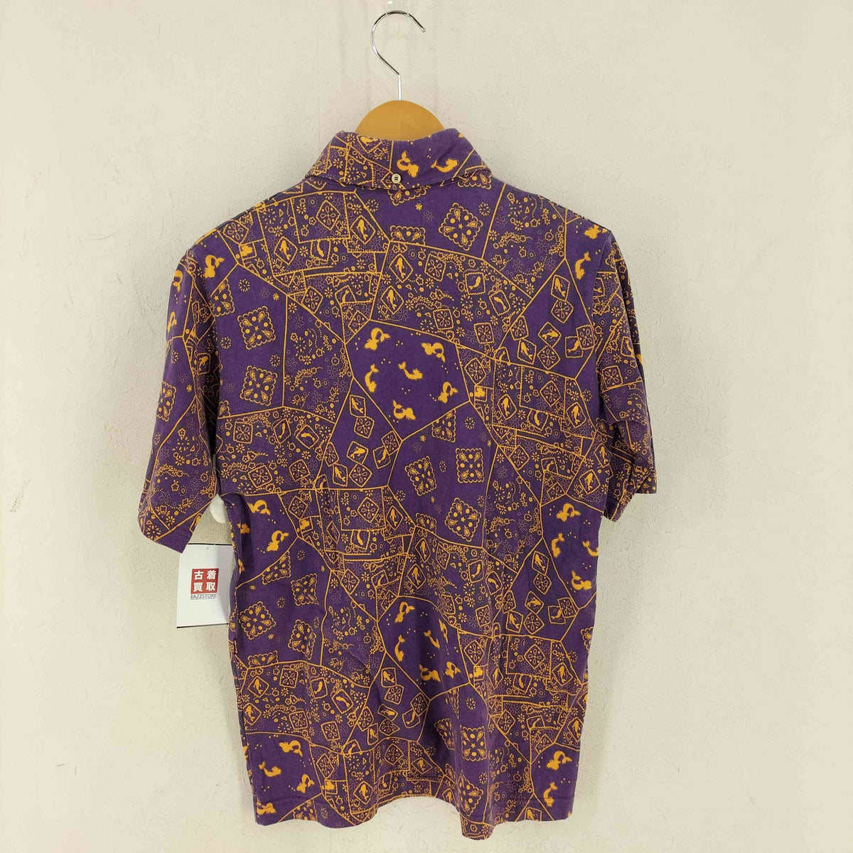 エヴィス EVISU 総柄 ボタンダウン プルオーバー シャツ メンズ JPN：1 – ブランド古着買取販売バズストア